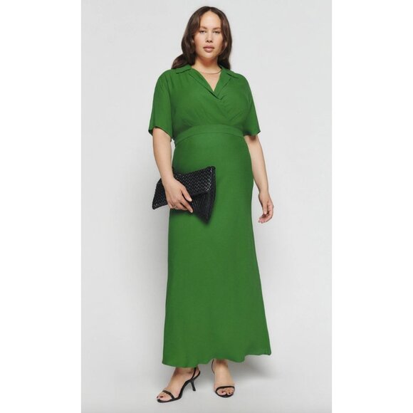 Reformation | Dresses | Reformation Danika Dress In Palm Green Size X ...
